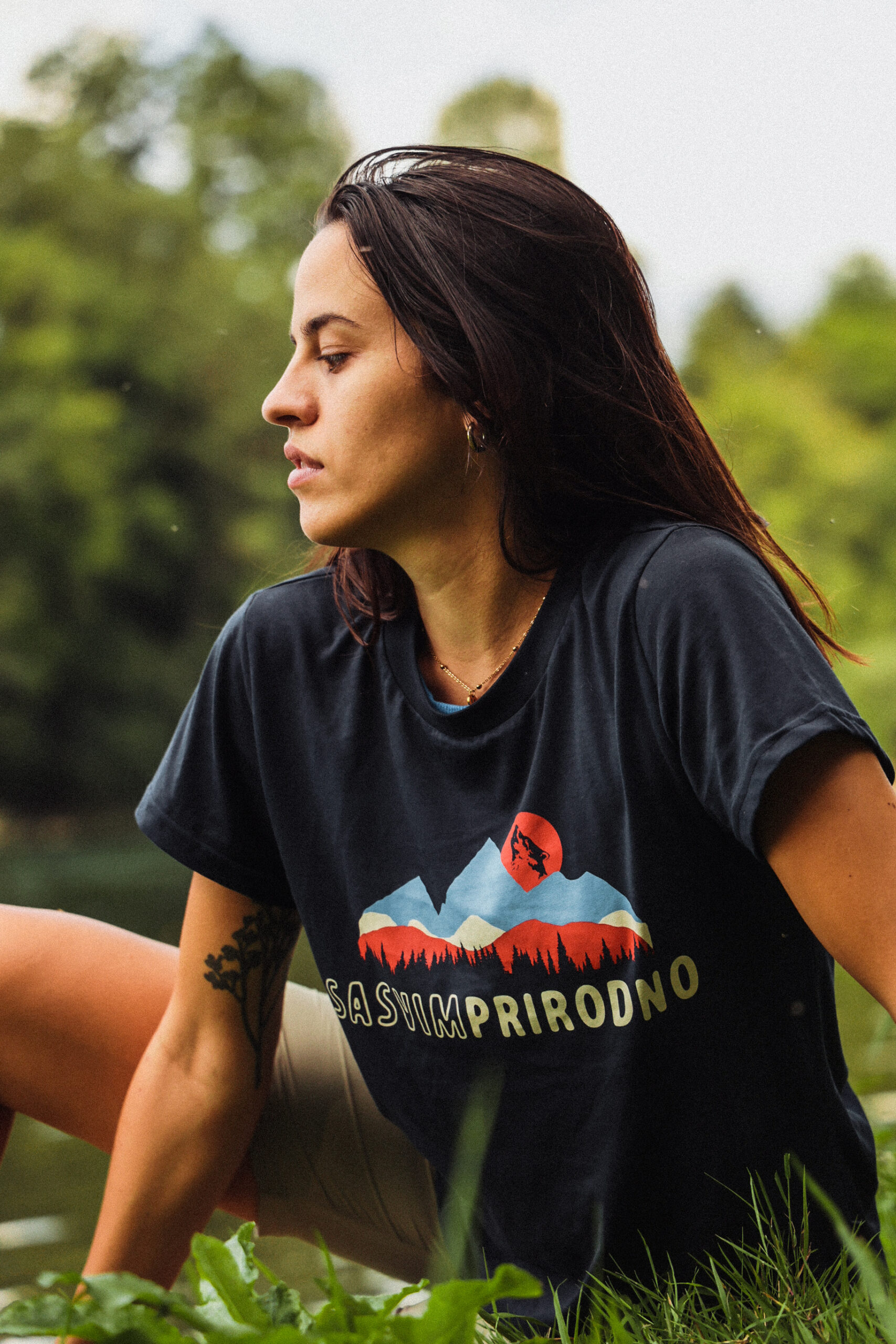 Maša Memedović u prirodi